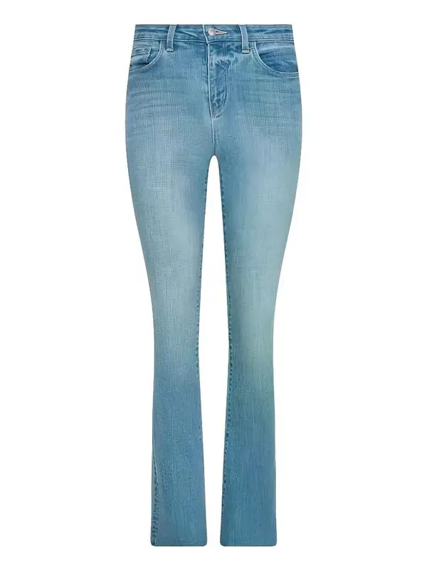 L'Agence Ruth Straight Leg Jeans - Blue