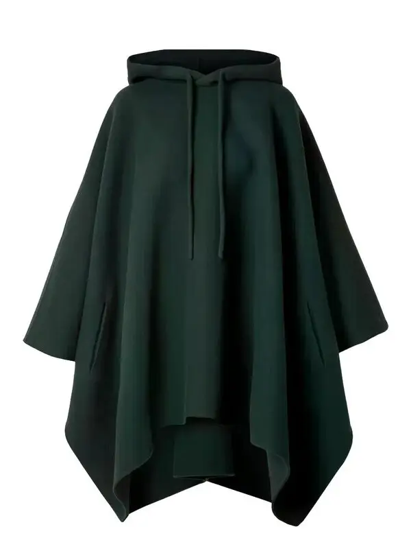 THE ROW Hooded Cape - Green