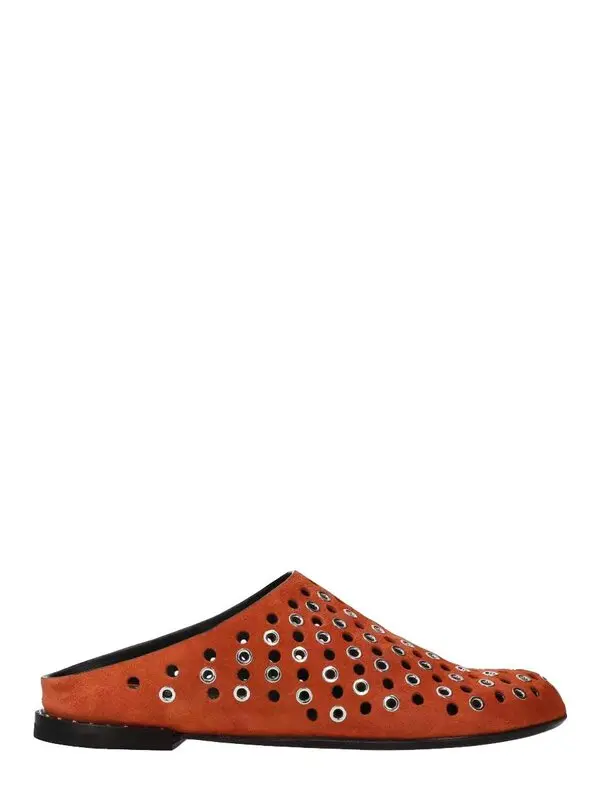 Premiata Eyelet-detail Mules - Orange