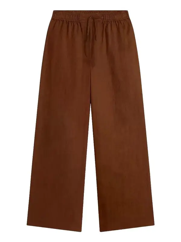 Tommy Hilfiger Drawstring Palazzo Pants - Brown