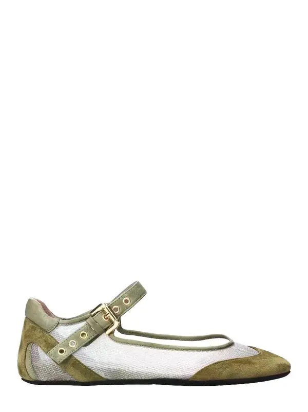 Premiata Buckle Ballet Flats - Neutrals