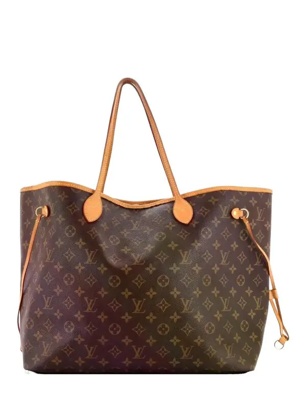 LOUIS VUITTON Neverfull Monogram Canvas Gm Tote Bag - Brown