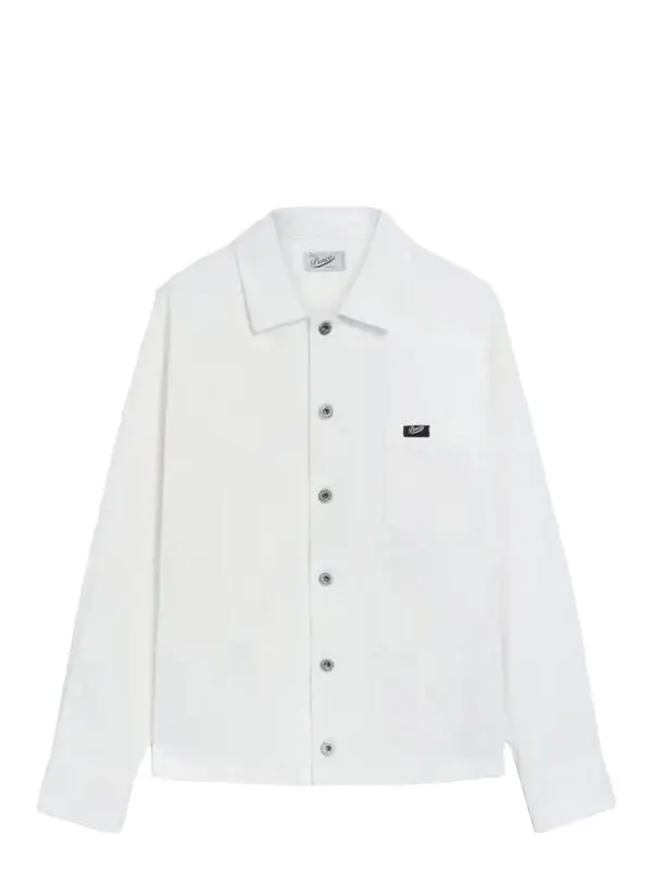 PENCE 1979 Tommy Button-front Shirt Jacket - White