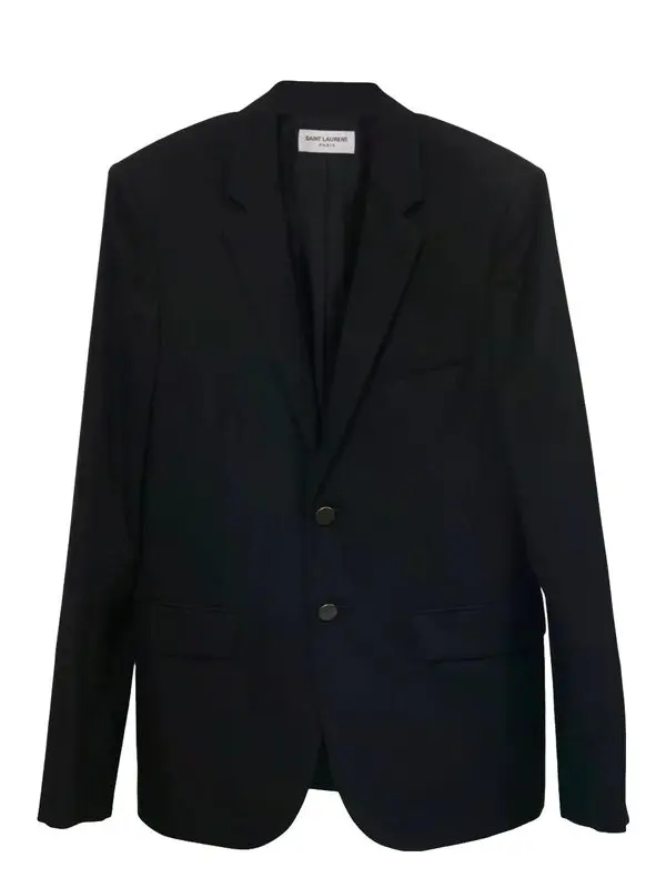 Saint Laurent Single-breasted Blazer - Black