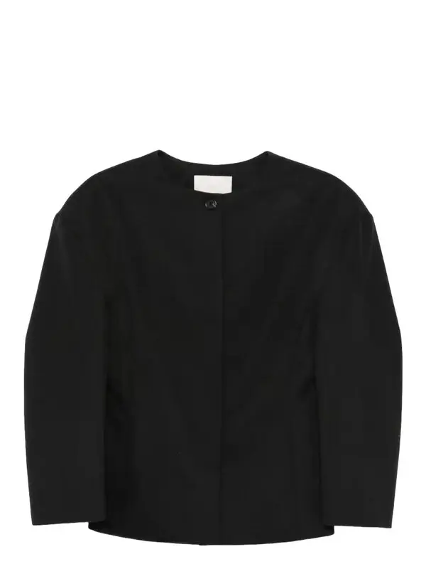 AMOMENTO Button-up Jacket - Black