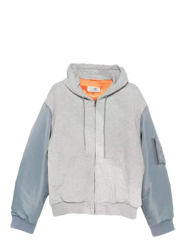 MAISON MARGIELA Hooded Panelled Jacket - Grey