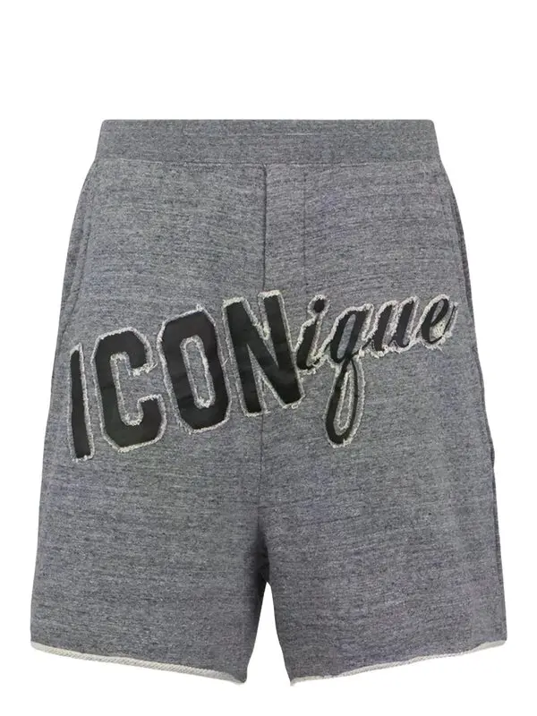 Dsquared2 Embroidered Shorts - Grey
