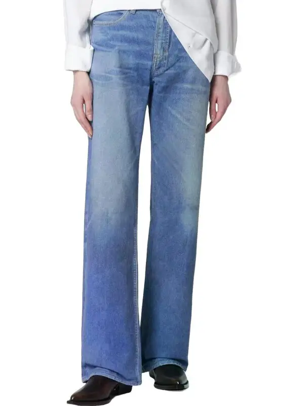 Our Legacy Wata Stone-washed Jeans - Blue