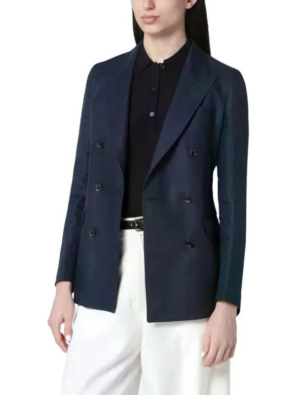 Tagliatore Double-breasted Blazer - Blue