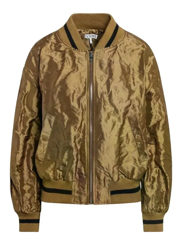 Loewe Front Pockets Bomber Jacket - Brown