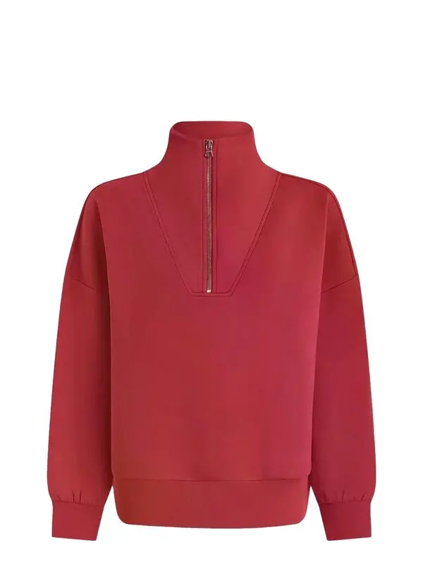 Varley Hawley Half-zip Sweatshirt - Red