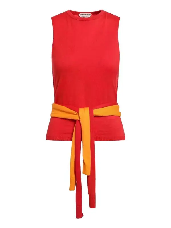 JW Anderson Waist-tie Tank Top - Red