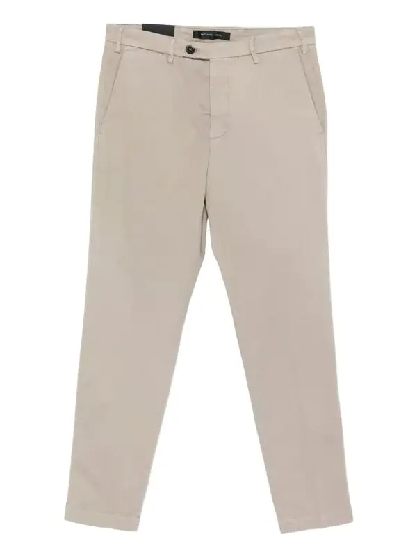 MICHAEL COAL Button Trousers - Neutrals