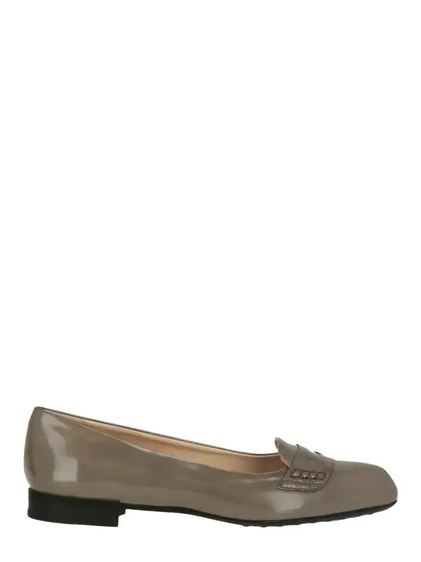 TOD'S Penny Leather Loafers - Brown