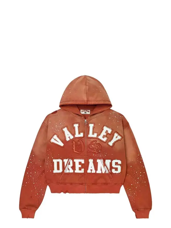 VALE FOREVER Classic Valley Dreams Zip-up Hoodie - Orange