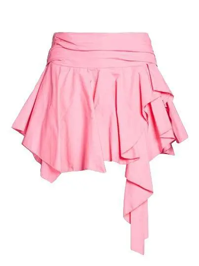 Attico Flared Mini Skirt - Pink