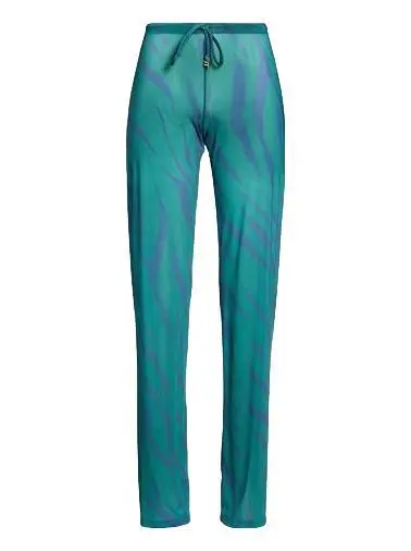 FISICO Straight-leg Zebra-print Pants - Green