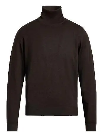 DRUMOHR Turtleneck In Merino Wool - Brown