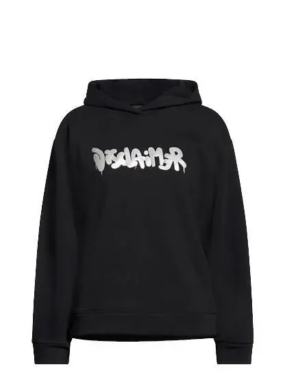 DISCLAIMER Cotton Fleece Sweatshirt - Black