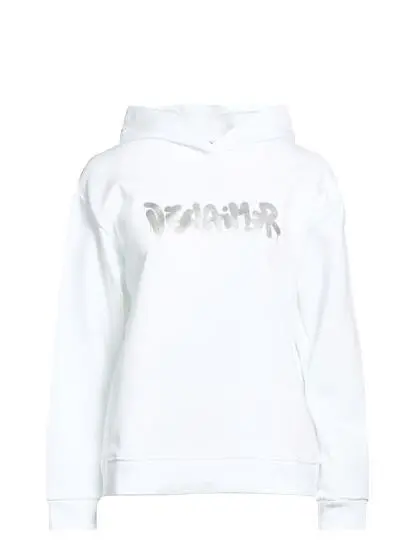 DISCLAIMER Cotton Fleece Sweatshirt - White