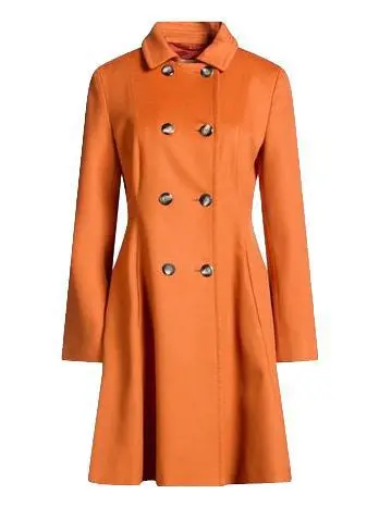 Herno Cashmere Coat - Orange