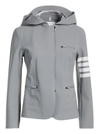 Thom Browne Jacket In Polyamide And Elastane - Grey