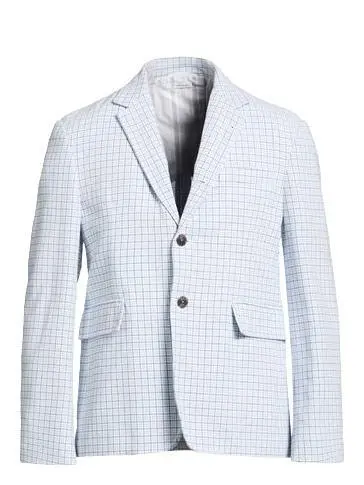 Thom Browne Single-breasted Checked Blazer - Blue