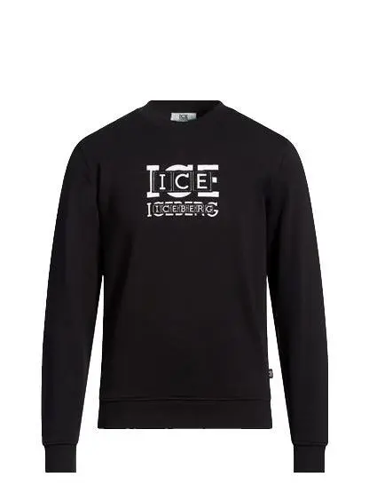 Iceberg Cotton Sweatshirt - Black