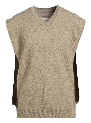 MAISON MARGIELA Knitted Mélange Sleeveless Vest - Sage Green