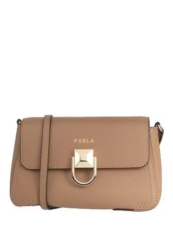 Furla Calfskin Cross-body Bag - Beige