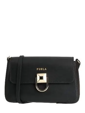 Furla Calfskin Cross-body Bag - Black