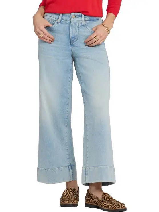NYDJ Teresa Ankle Wide Leg Jeans - Keys View