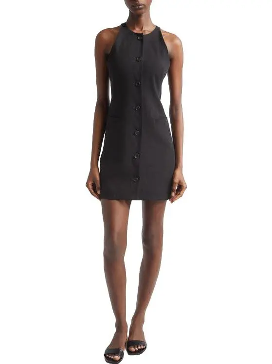 A.L.C. Suri Linen-blend Minidress - Black