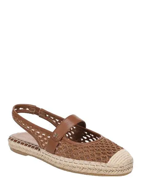 Naturalizer Jolie Slingback Espadrille Flat - Walnut Wake
