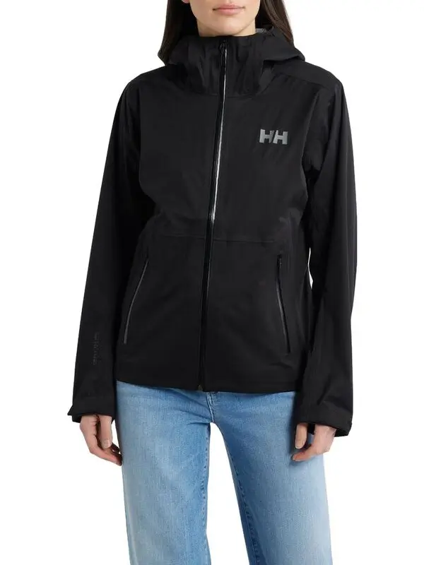 Helly Hansen Momentum 3-layer Waterproof Hooded Jacket - Black