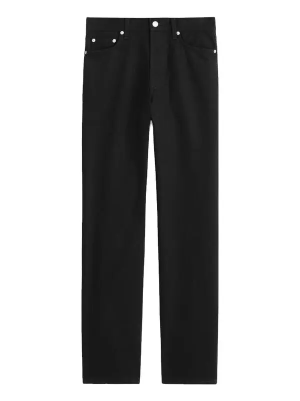 Cos Chord Straight-leg Jeans - Black