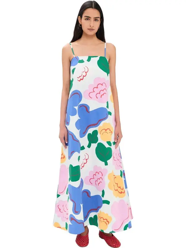 Marimekko Huvittaa Kukasta Kukkaan Maxi Dress - Multi Flower