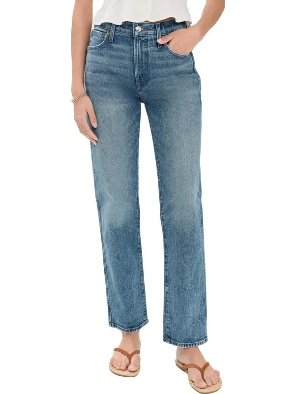 Madewell The Longline Straight Jean - Picket Wash