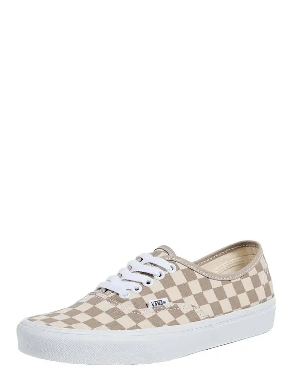VANS Authentic Sneakers - Checkerboard Aluminum/oatmeal