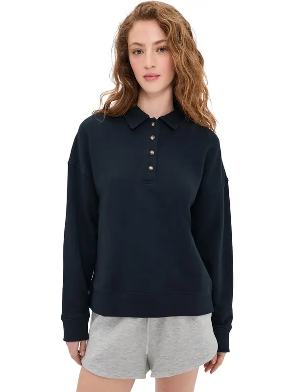 Sold Out NYC French Terry Polo - Navy
