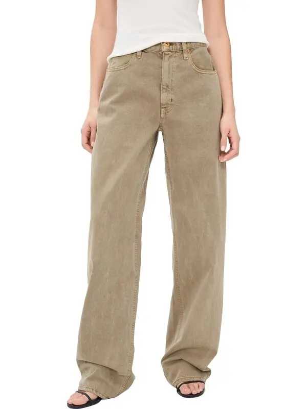 SLVRLAKE Cassie Straight Leg Jeans - Driftwood