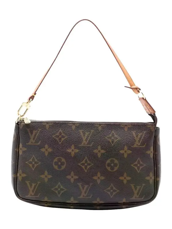 LOUIS VUITTON 2000 Monogram Pochette Accessoires - Brown