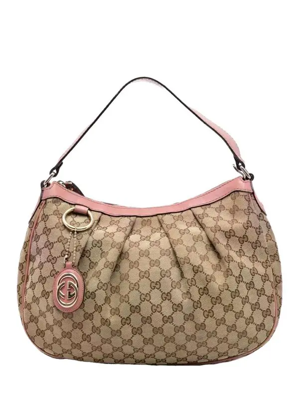 Gucci Gg Canvas Sukey Shoulder Bag 2016-2026 - Neutrals