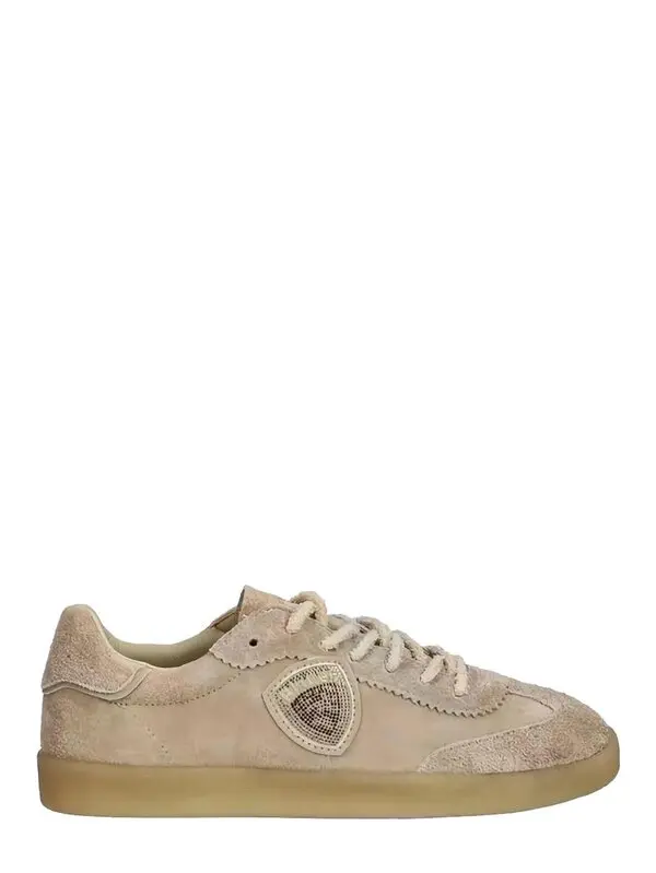 BLAUER. Scalloped Logo Sneakers - Neutrals