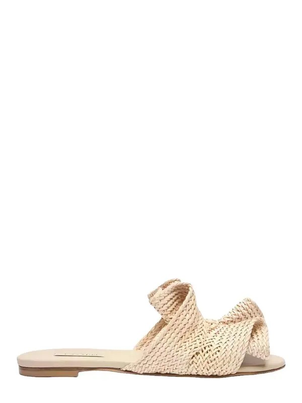 Casadei Hanoi Woven Sandals - Neutrals