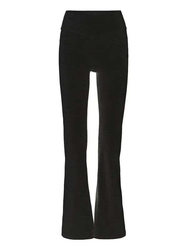 Vuori Elevation Rhythm Flare Stretch-jersey Leggings - Black