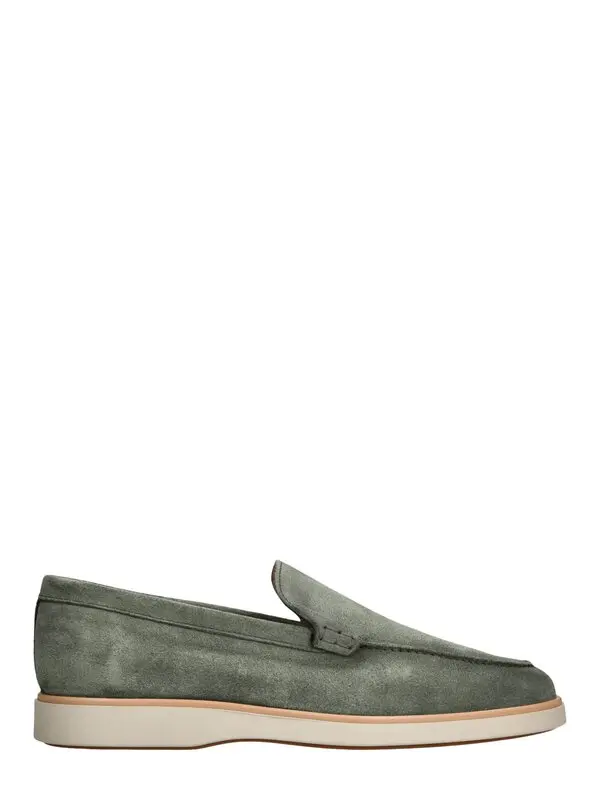 Magnanni Suede Paradiso Loafers - Green