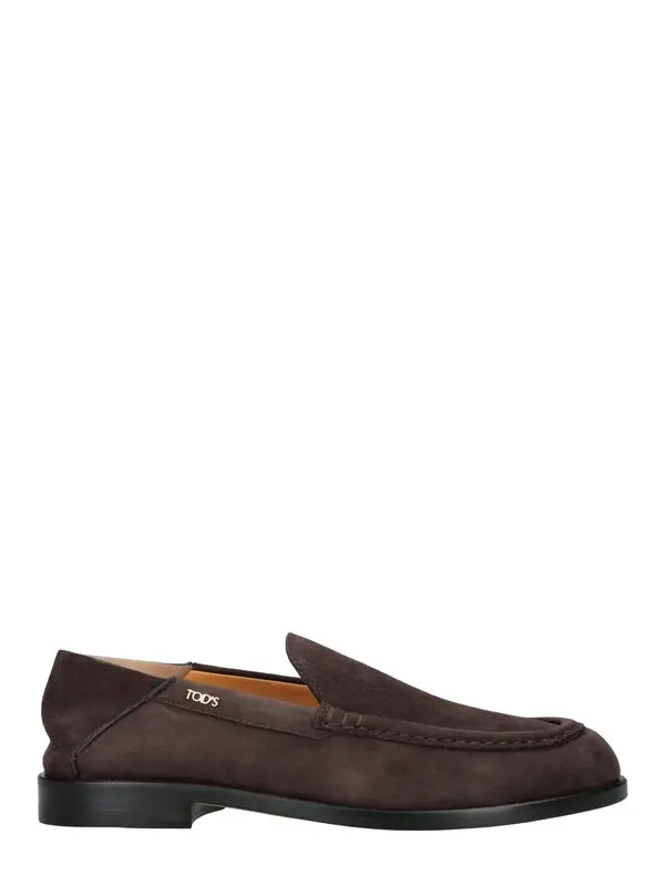 TOD'S Suede Loafers - Brown