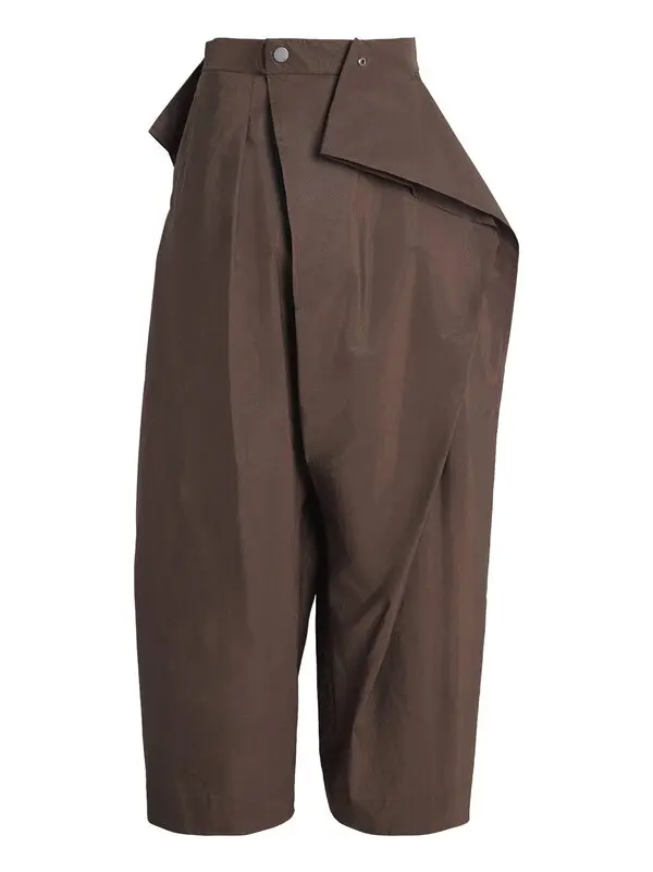 Issey Miyake Akimbo Wide-leg Trousers - Brown