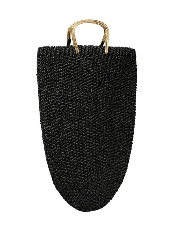 Tory Burch Large Crocheted Tote - Black